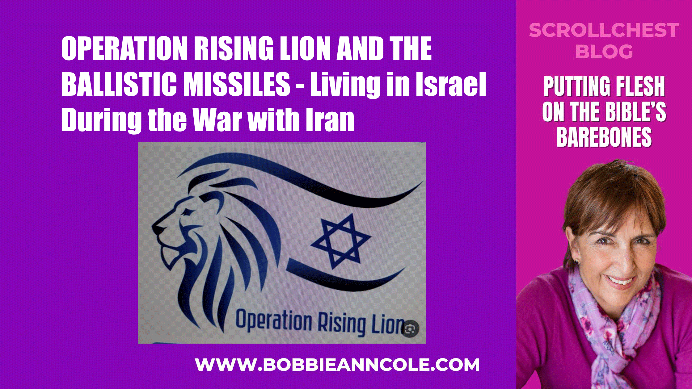 OPERATION RISING LION AND THE BALLISTIC MISSILES, Living in Israel ...
